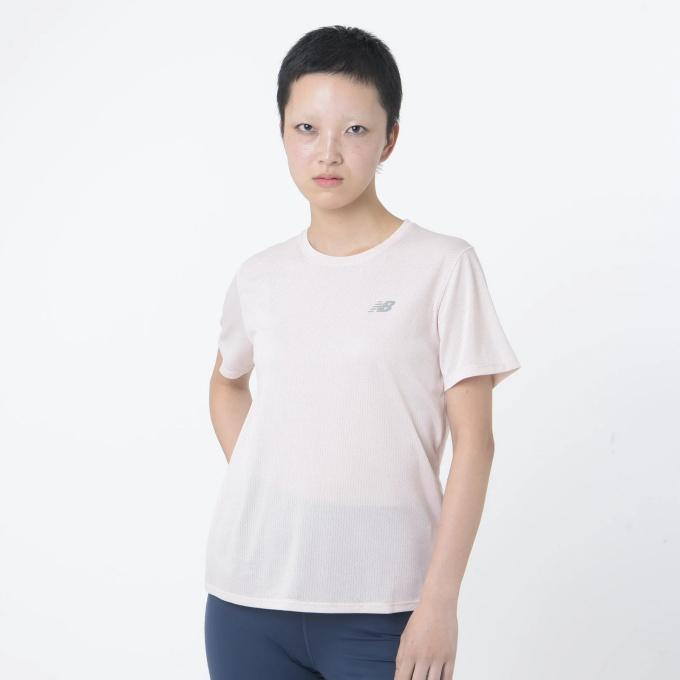 New Balance ニューバランス ランニングウェア Tシャツ 半袖 レディース Athletics ショートスリーブTシャツ ...