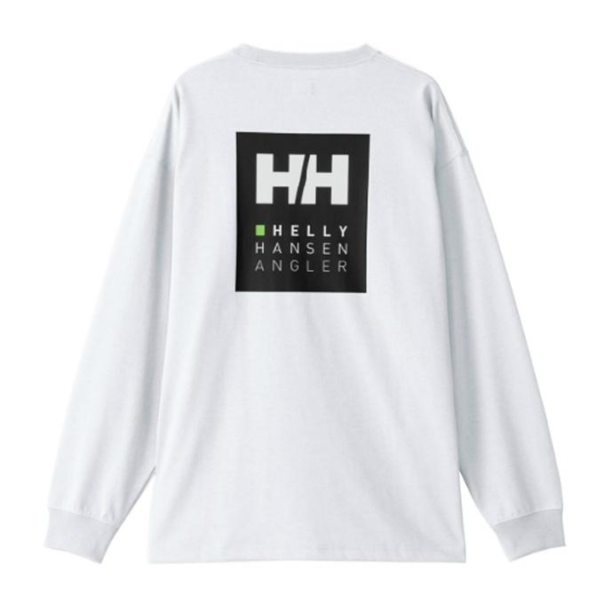 HELLY HANSEN ヘリーハンセン Tシャツ 長袖 メンズ LS HHAngler Logo Tee ロングスリーブHHアングラーロゴティー HH32406 CW : ヒマラヤ ...