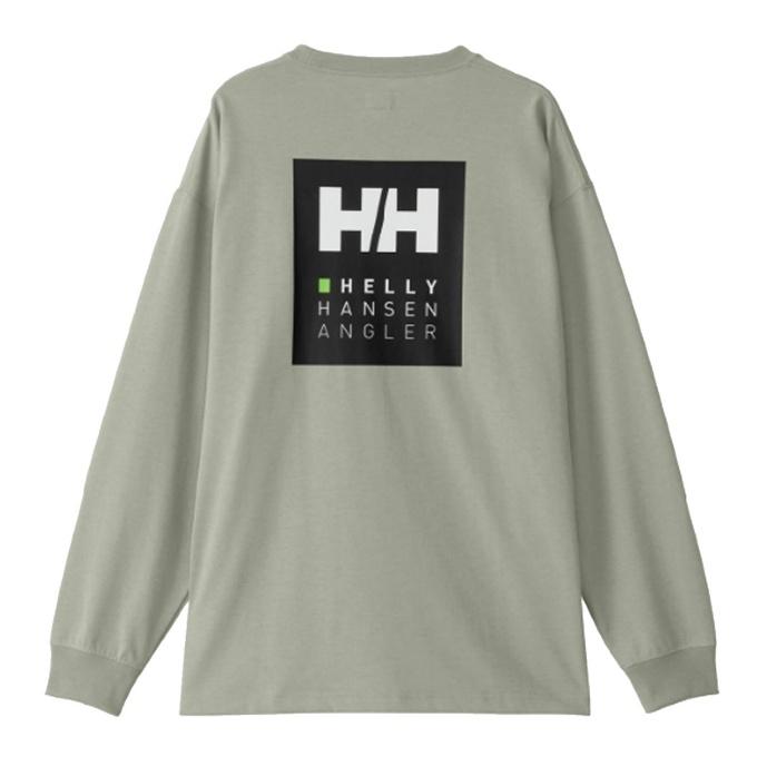 HELLY HANSEN ヘリーハンセン Tシャツ 長袖 メンズ LS HHAngler Logo Tee ロングスリーブHHアングラーロゴティー HH32406 PG : ヒマラヤ ...