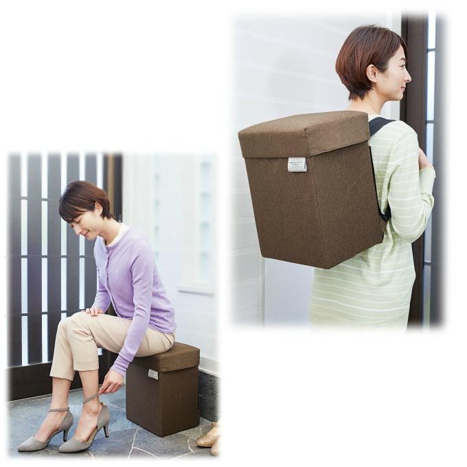 COGIT ☆コジット イス 防災リュックになる玄関チェア COZ-10 【ご自宅配送限定】‥ : ヒマラヤ Yahoo!店 - 通販 - Yahoo!ショッピング