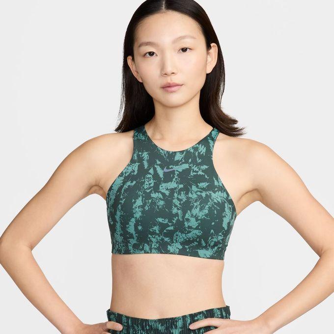 NIKE ナイキ スポーツブラ ブラトップ レディース ALATE カーブ 総柄 ブラMID FZ2915-338 : ヒマラヤ Yahoo!店 - 通販 - Yahoo!ショッピング