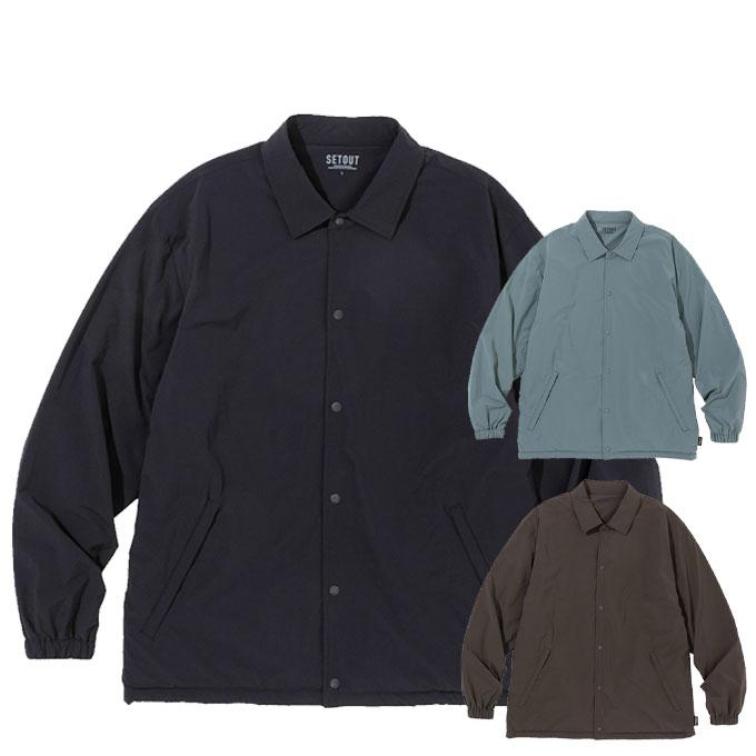 SETOUT コーチジャケット カジュアル ライトアウター メンズ デュラブルウォーム コーチシャツ SO171132C06 セトアウト : ヒマラヤ Yahoo!店 - 通販 - Yahoo ...