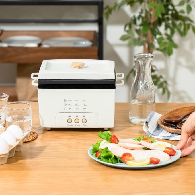 プリズメイト PRISMATE 調理器具 飯ごう サラダチキンメーカー グランデ 楽しく使えるWEBレシピ付 PR-SK044 【ご自宅配送限定】‥ PRISMATE ☆プリズメイト 調理器具 飯ごう サラダチキンメーカー