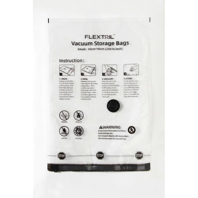 フレックステイル FLEXTAIL 圧縮袋 圧縮収納袋 Sサイズ 4枚セット 130394 : 0000001203629 : ヒマラヤ ...