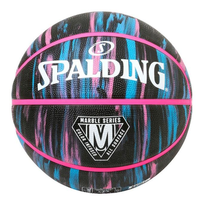 SPALDING スポルディング バスケットボール 7号球 マーブル ブラックネオン ラバー 84-400Z : ヒマラヤ Yahoo!店 - 通販 - Yahoo!ショッピング