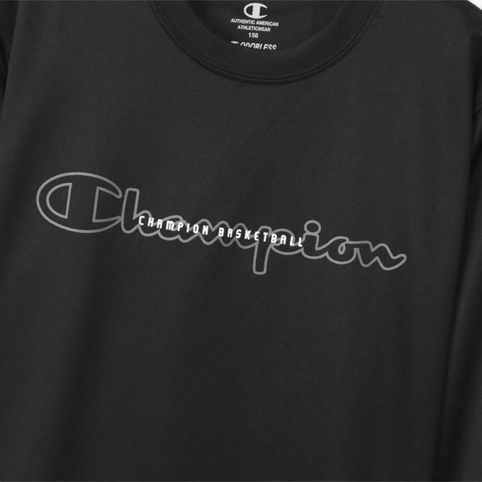 Champion チャンピオン バスケットボール 長袖シャツ ジュニア ミニ ロングスリーブTシャツ CK-AB413-090 : ヒマラヤ ...