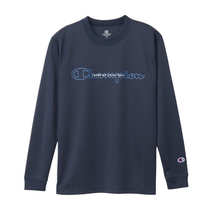 Champion チャンピオン バスケットボール 長袖シャツ ジュニア ミニ ロングスリーブTシャツ CK-AB413-370 : ヒマラヤ ...