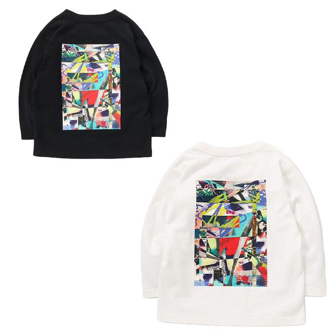 CHUMS チャムス Tシャツ 長袖 ジュニア シンジロウタナカキッズオーバーサイズドリバースブラッシュド キッズ ロンT CH21-1346 ...