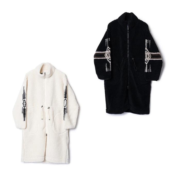 PENDLETON ペンドルトン フリース レディース ウィメンズ ボアスタンドロングコート 4475-7113 : ヒマラヤ Yahoo!店 - 通販 - Yahoo!ショッピング