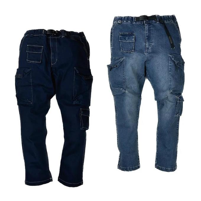 WILDERNESS EXPERIENCE ウィルダネスエクスペリエンス ロングパンツ メンズ Field denim cargo pants ...