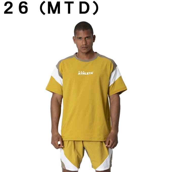 ATHLETA アスレタ サッカーウェア プラクティスシャツ 半袖 メンズ ドライフェザーカラーブロックプラシャツ 03399 : ヒマラヤ Yahoo!店 - 通販 - Yahoo!ショッピング