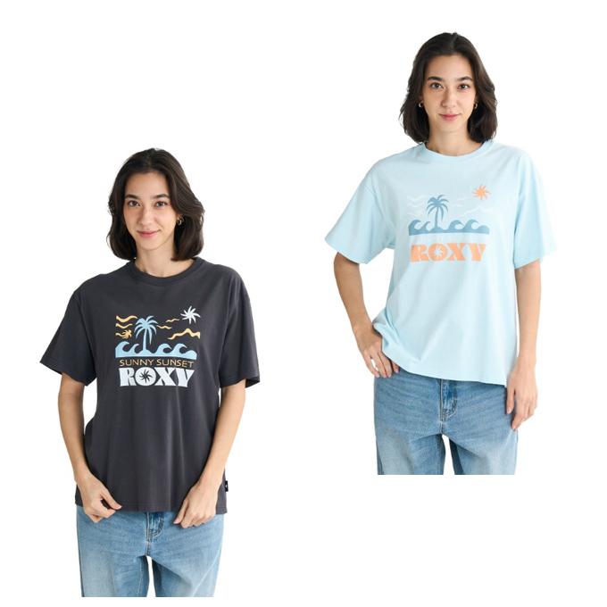 ROXY ロキシー Tシャツ 半袖 レディース サニーサンセットGFX BOX半袖T RST251602Y : ヒマラヤ Yahoo!店 - 通販 - Yahoo!ショッピング