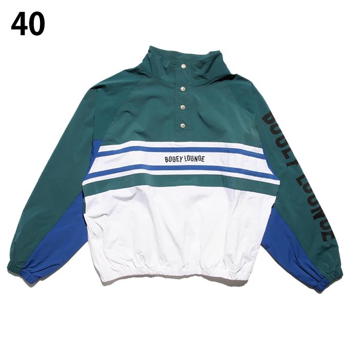 ボギーラウンジ BOGEY LOUNGE ゴルフウェア ブルゾン メンズ ハーフ釦