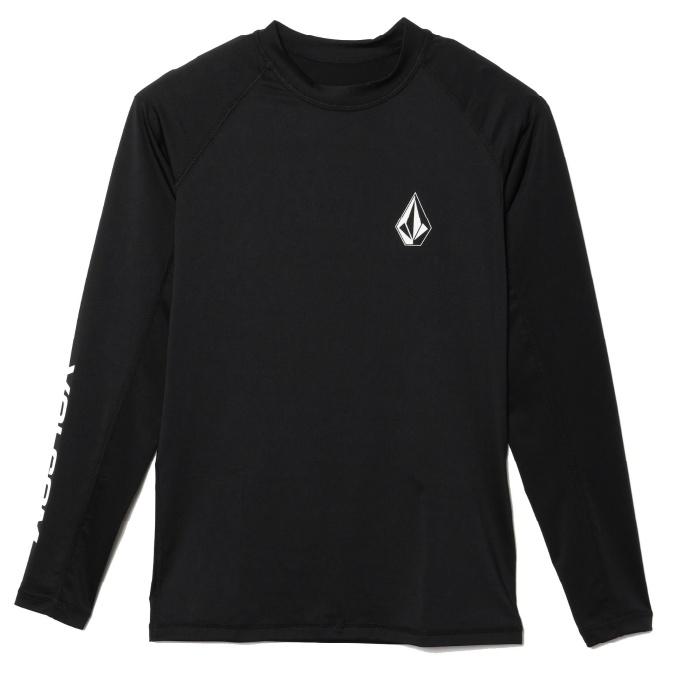 VOLCOM ボルコム(VOLCOM) ラッシュガード 長袖 メンズ Lido Long Sleeve - Black リド ロングスリーブ ...