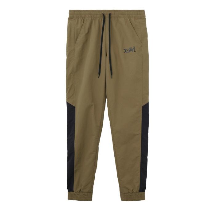 エックスガール X‐girl ウインドブレーカー パンツ レディース CB 裏メッシュWB PT 155253031001 od X-girl（エックスガール） X‐girl ウインドブレーカー パンツ