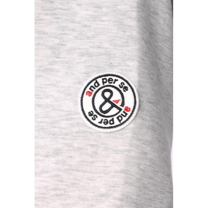 and per se（アンパスィ） ゴルフウェア スウェット メンズ マシュマロ