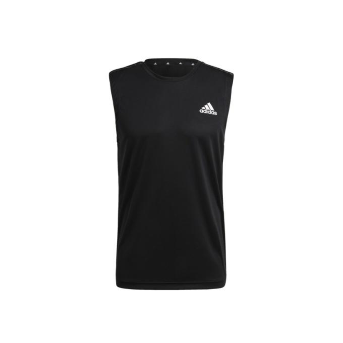 adidas アディダス ノースリーブ ハーフパンツ セット メンズ D2M 3ストライプス タンクトップ+D2M ショーツ GM2130 ...