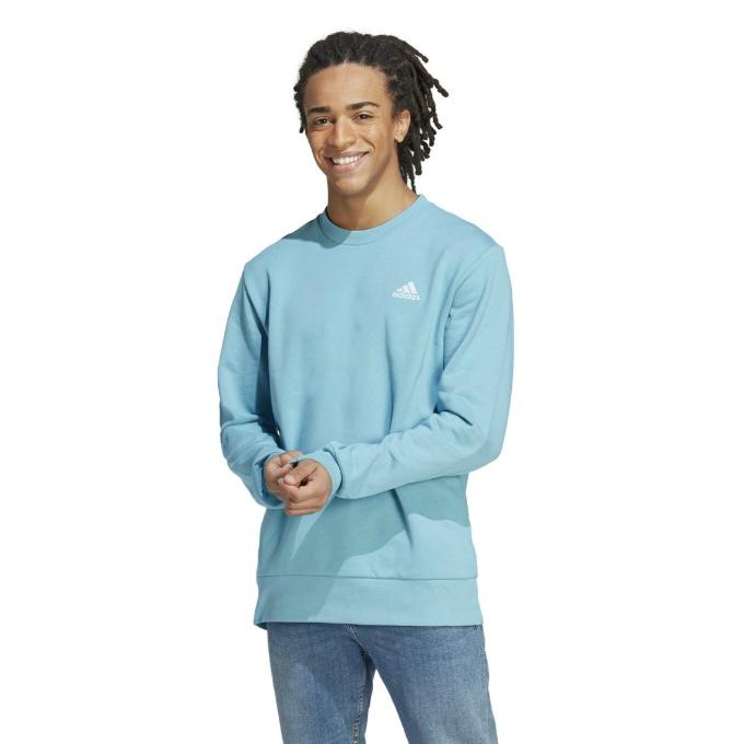 adidas アディダス スポーツウェア スウェット 上下セット メンズ エッセンシャルズ スモール ロゴ スウェットシャツ+パンツ ...