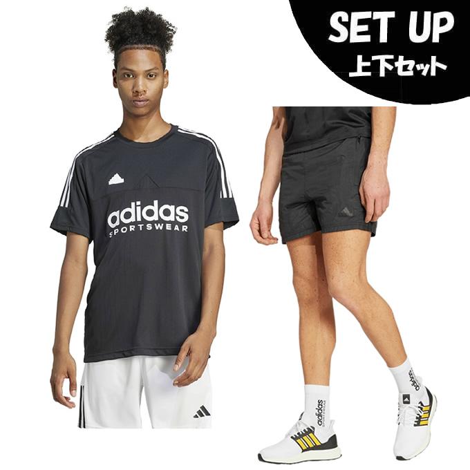 adidas アディダス 半袖Tシャツ ハーフパンツ セット メンズ ティロ Tシャツ+TIRO ウーブンショーツ IP3779 KMQ38 ...