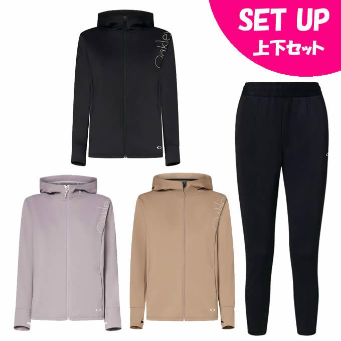 オークリー スウェットウェア上下セット レディース RDNT シンクロニズム FZフーディ+RDNTシンクロニズムスウェットPT ...