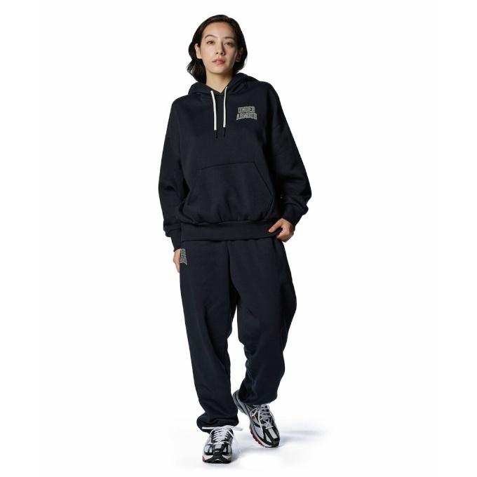UNDER ARMOUR アンダーアーマー スウェットウェア上下セット レディース UAライバルフリース カレッジ フーディー+パンツ ...