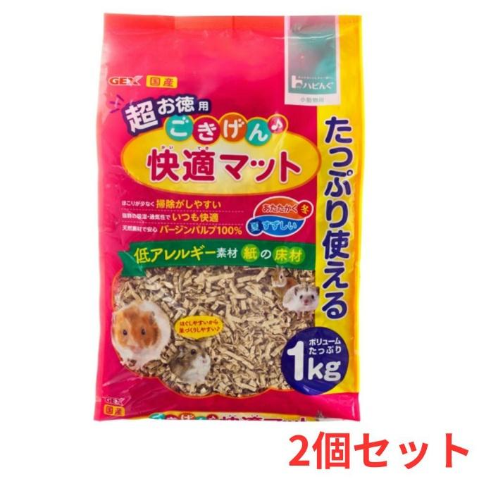 GEX ☆【2個セット】ジェックス 小動物用品 ごきげん快適マット 超お徳用1kg×2個セット GEX8181 【ご自宅配送限定】‥ : ヒマラヤ Yahoo!店 - 通販 - Yahoo ...