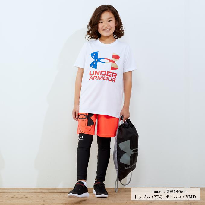 UNDER ARMOUR 【メール便送料無料】アンダーアーマー ロングタイツ ジュニア UAヒートギアアーマー レギンス 1361738 ...