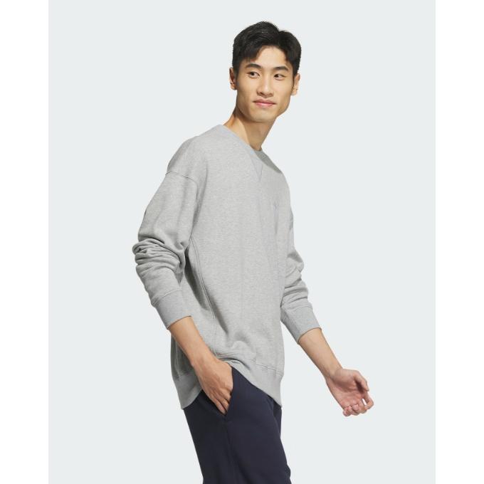 adidas アディダス スウェットトレーナー メンズ エッセンシャルズプラス ルーズフィット スモールロゴ フレンチテリー スウェットシャツ ...