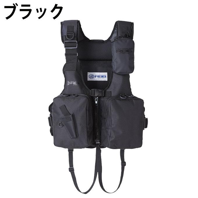RBB リバレイ 双進 ルアーゲームベスト ライフベスト 7638 ブラック・ブラック/ホワイト od‥ :0000001198515:ヒマラヤアウトドア専門店 - 通販 - Yahoo!ショッピング
