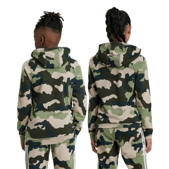 adidas（アディダス） スウェットパーカー ジュニア ESS CAMO オールオーバープリント フーディー IW3470 JTH71 ...