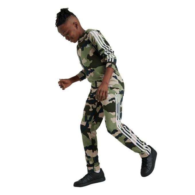 adidas（アディダス） スウェットパーカー ジュニア ESS CAMO オールオーバープリント フーディー IW3470 JTH71 ...