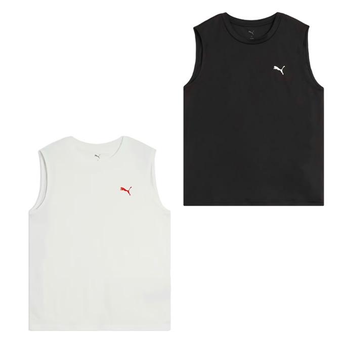 PUMA（プーマ） スポーツウェア ノースリーブ メンズ トレーニング スリーブレス Tシャツ 528904 od : ヒマラヤアウトドア専門 ...