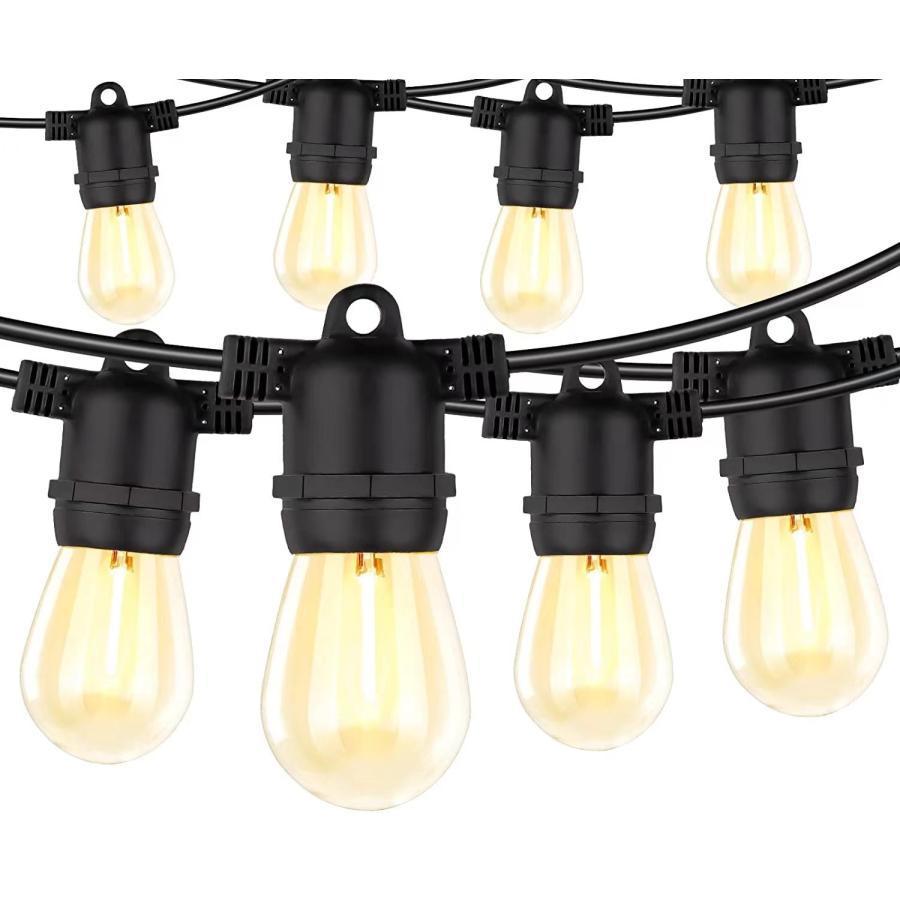 ストリングライトコード 防雨 10M 15個ソケット 16個LED電球付き E26電球 クリスマス 結婚式 パーティー 屋外照明 防雨型 電飾 連結可能 : c1041371307213 ...