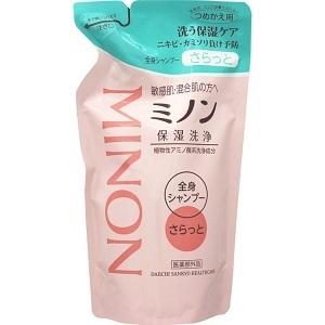 「第一三共ヘルスケア」ミノン全身シャンプーさらっとタイプつめかえ用380mL「日用品」 :4987107622457:ひまわりの薬屋 - 通販 - Yahoo!ショッピング