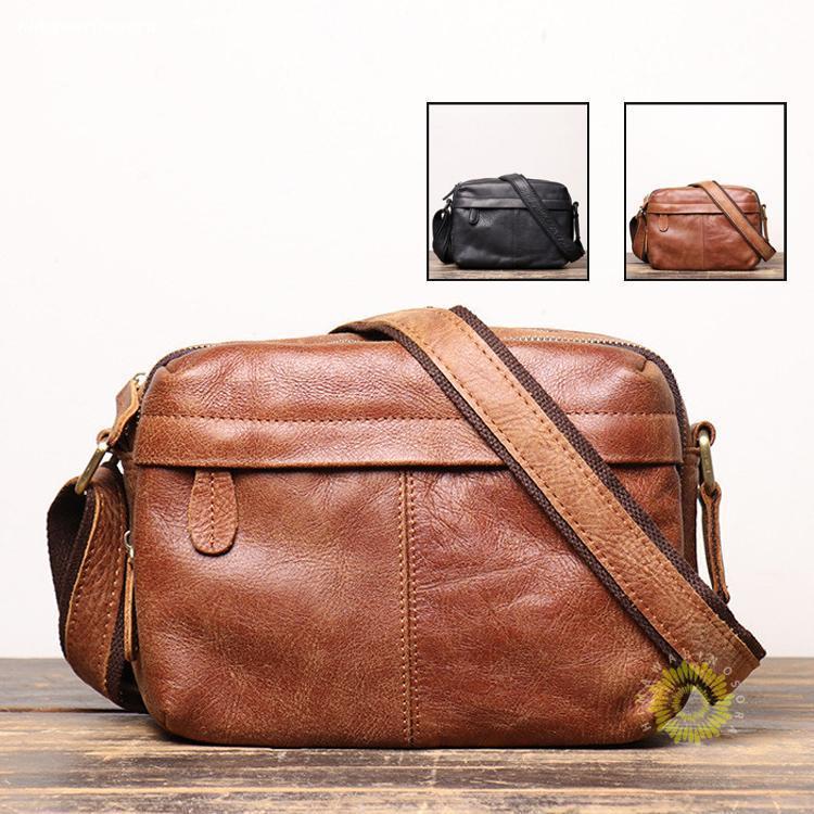 楽天市場】本革 メッセンジャーバッグ ショルダーバッグメンズ 斜