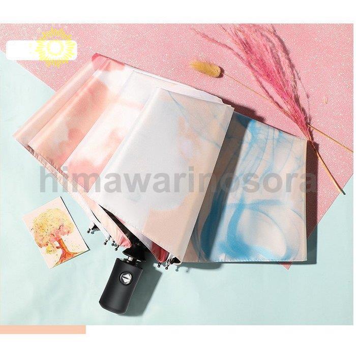 日傘 晴雨兼用 折りたたみ傘 自動開閉 軽量 遮光 レディース コンパクト 傘 UVカット 涼感 プレゼント ワンタッチ 日よけ 雨傘 : 向日葵の空 - 通販 - Yahoo!ショッピング