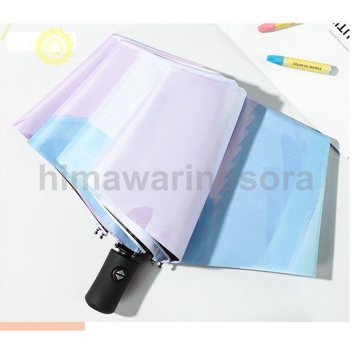 日傘 晴雨兼用 折りたたみ傘 自動開閉 軽量 遮光 レディース コンパクト 傘 UVカット 涼感 プレゼント ワンタッチ 日よけ 雨傘 : 向日葵の空 - 通販 - Yahoo!ショッピング