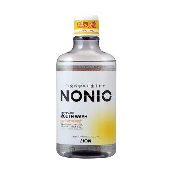 NONIO 【お一人様1個限り特価】NONIO(ノニオ) マウスウォッシュ ノンアルコール ライトハーブミント 600ml : 姫路流通センター - 通販 - Yahoo!ショッピング
