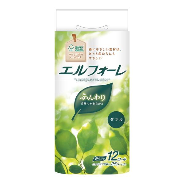 【送料無料・まとめ買い×6個セット】大王製紙 エルフォーレ トイレットティシュー 12ロール ダブル トイレットペーパー : 101-x006-4902011106893 : 姫路流通センター ...