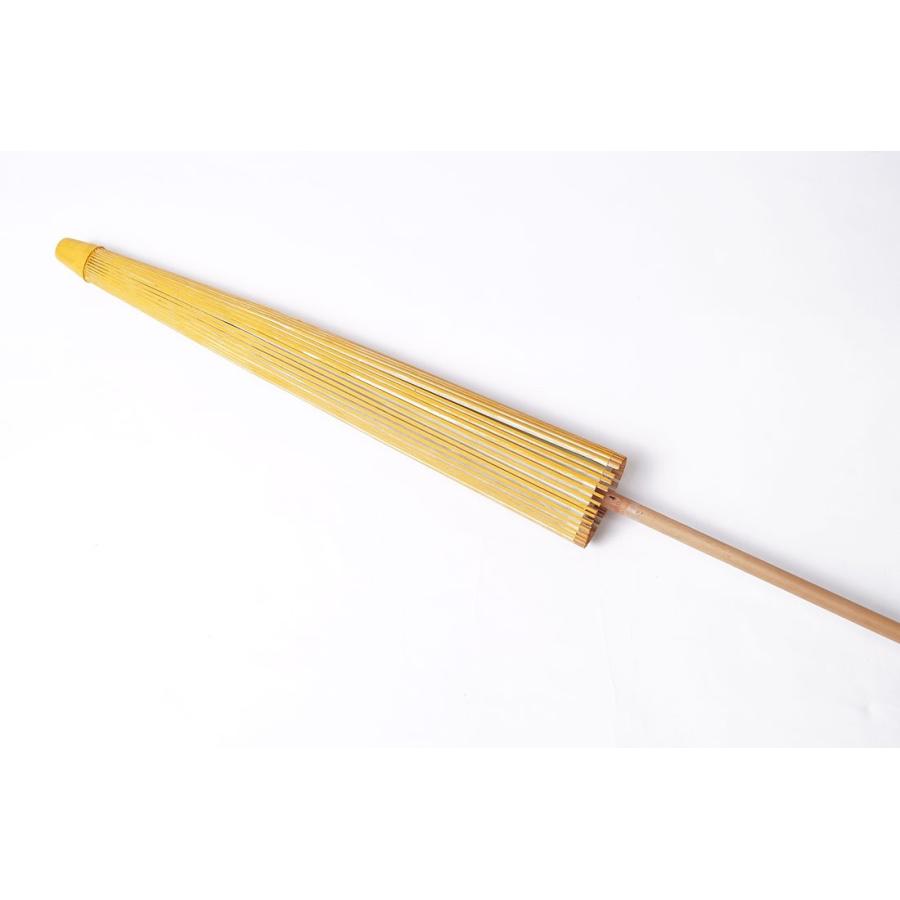 高級 舞用番傘 3347 生成り 和紙 長さ87cm : 作務衣と甚平和専門店