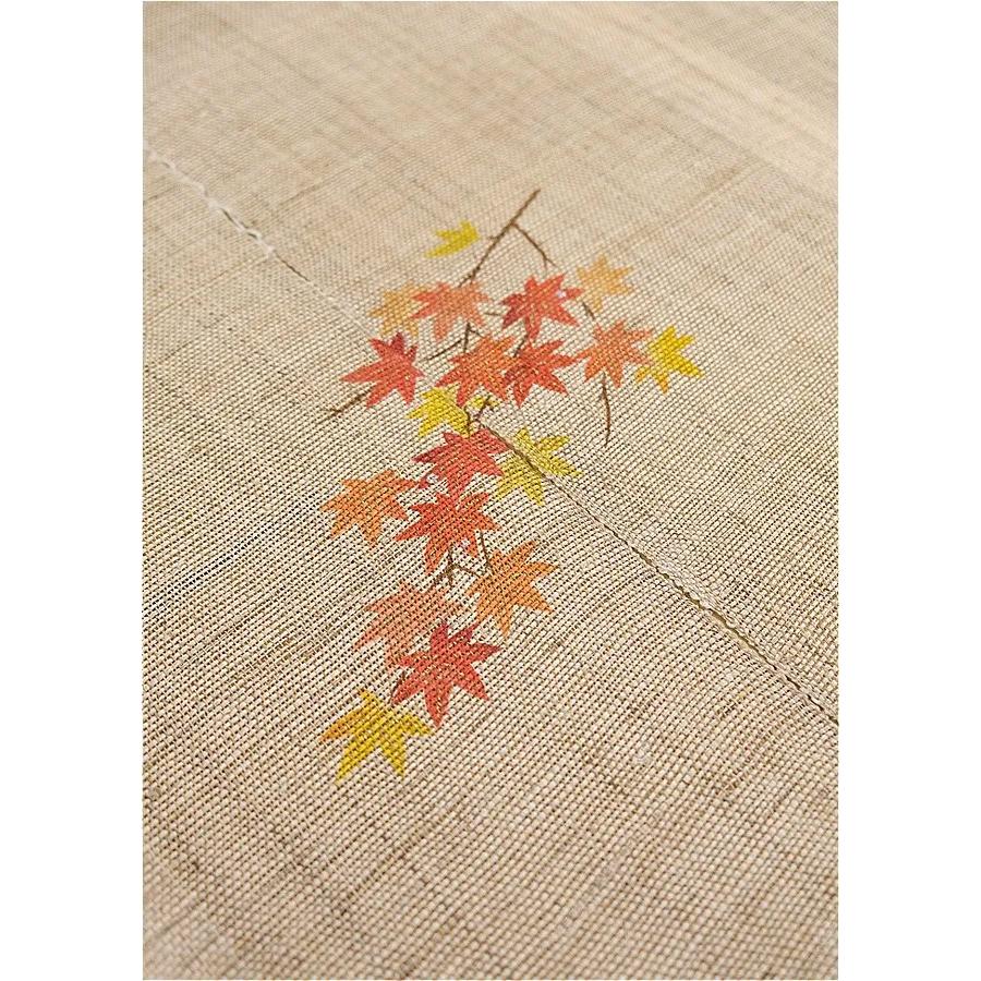 暖簾 のれん 麻100％ 120cm もみじ N-318 : 作務衣と甚平和専門店 ひめか - 通販 - Yahoo!ショッピング