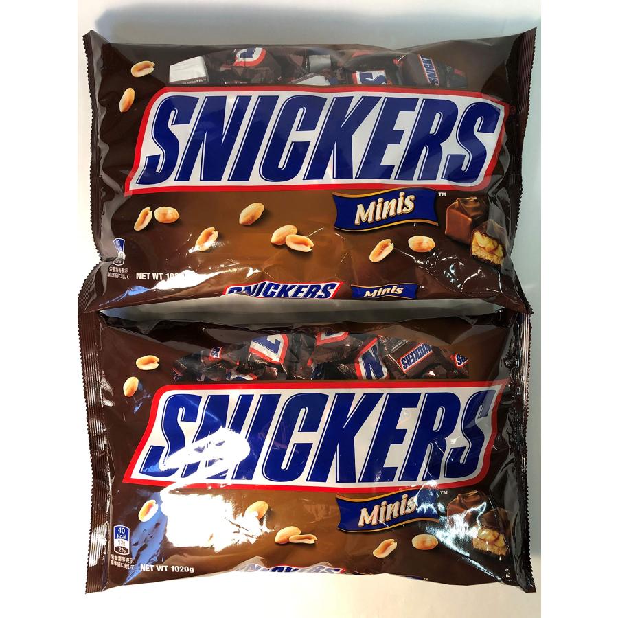 スニッカーズ SNICKERS ミニチュア 1020g入×2袋 : hinaharu - 通販 - Yahoo!ショッピング