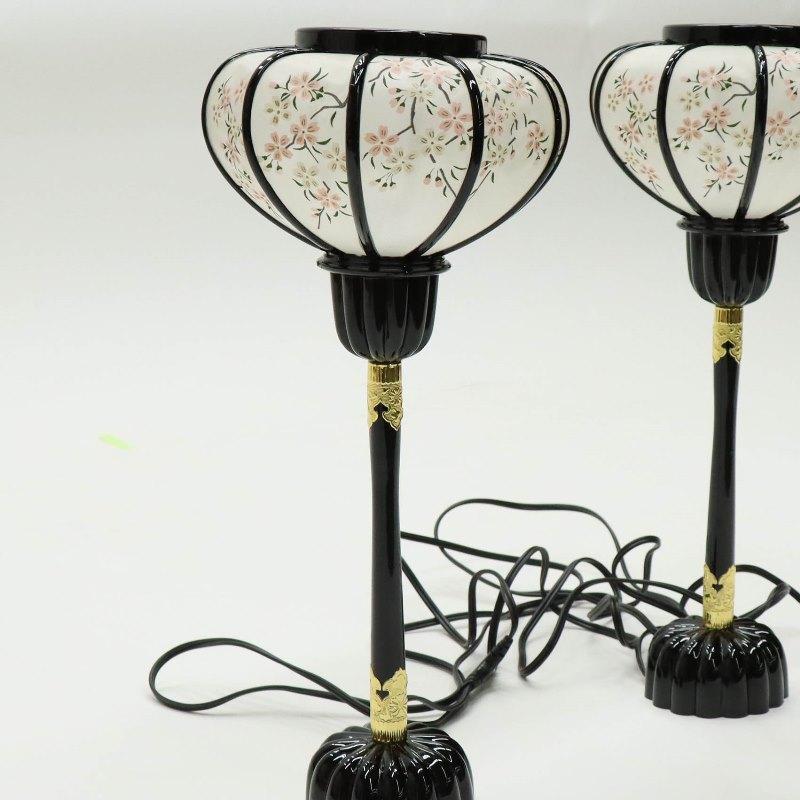 アウトレット品 雛道具 雪洞 2個セット 39cm 大丸 コード有り 23a-ya-0807 : ひな人形のあすか - 通販 - Yahoo!ショッピング