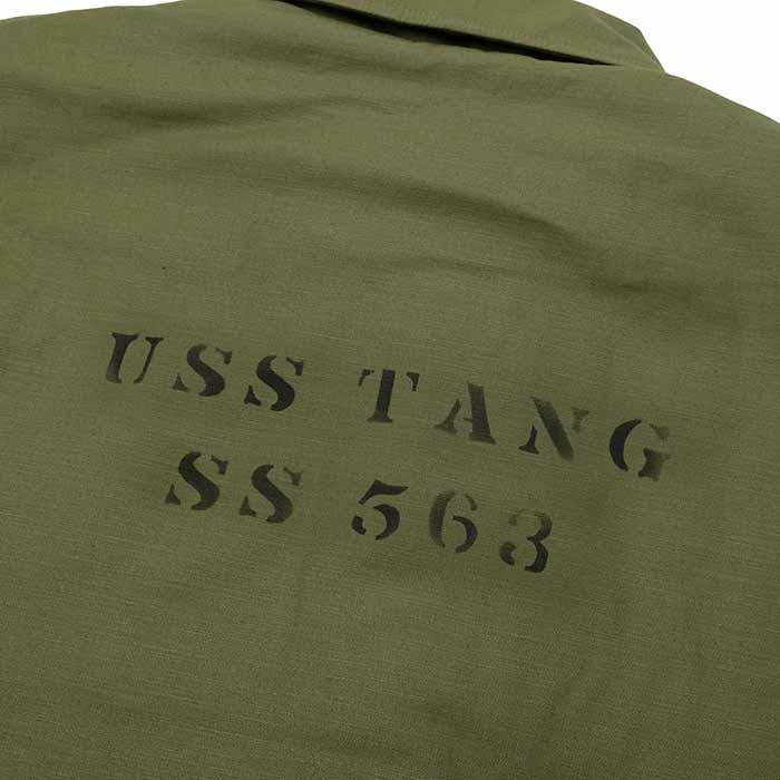 BUZZ RICKSON'S バズリクソンズ BR15339 DECK A-2 デッキジャケット スコードロン 海軍 裏ボア オリーブ - SS-563 USS TANG メンズ | ヒノヤ ...