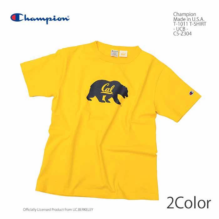 Champion チャンピオン C5-Z304 T-1011 Tシャツ 米国製 カレッジ ライセンス - UCB 丸胴 メンズ | ヒノヤ ...