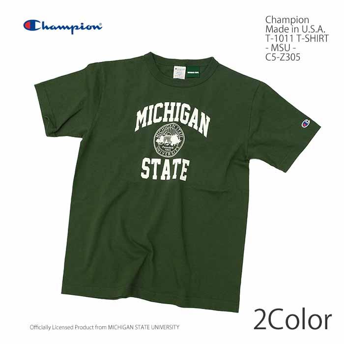Champion チャンピオン C5-Z305 T-1011 Tシャツ 米国製 カレッジ ライセンス - MSU 丸胴 メンズ | ヒノヤ : ヒノヤ - 通販 - Yahoo!ショッピング