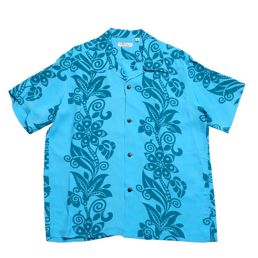 SUN SURF サンサーフ アロハシャツ SS39616 半袖 レーヨン ハワイアンシャツ - PICTOGRAPH FLOWER メンズ ...
