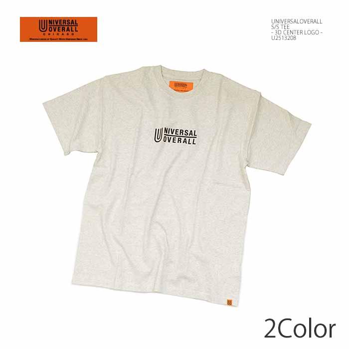 UNIVERSAL OVERALL ユニバーサルオーバーオール UNIVERSALOVERALL U2513208 Tシャツ プリント - 3D CENTER LOGO メンズ | ヒノヤ ...