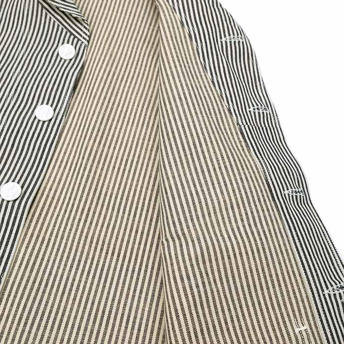 ウエアハウス WAREHOUSE WH-2220-HC Lot.2202 U.S.NVAY ショールカラー カバーオール ヒッコリー ノンウォッシュ ミリタリー メンズ | ヒノヤ : wh ...