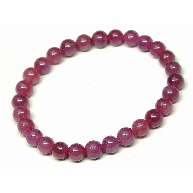 天然石 パワーストーン 63657 鑑別書付き ルビー 6mm AAA ブレスレット 内径16cm ポーチ付き 送料無料 ベトナム産 : 63657 : 天然石 パワーストーン 品良 - 通販 ...